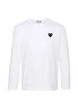 Play Comme Des Garcon Cotton T-shirt - White