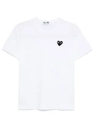 Play Comme Des Garcon Cotton T-shirt - White