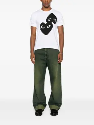 Play Comme Des Garcon Cotton T-shirt