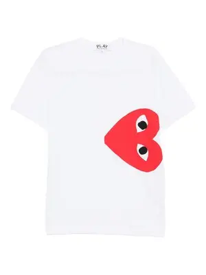 Play Comme Des Garcon Cotton T-shirt - White