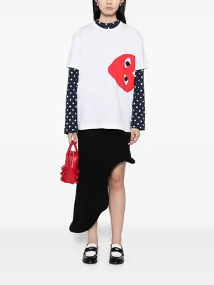 Play Comme Des Garcon Cotton T-shirt