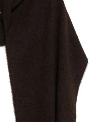 Destin Opus Wool Hooded Scarf - Brown