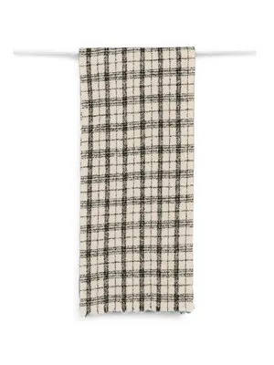 Destin Rasti Wool Scarf - White