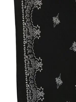 Destin Printed Bandana Foulard - Black