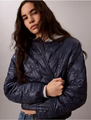 Calvin Klein Monogram Quilted Liner Jacket