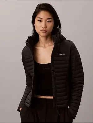 Calvin Klein Packable Puffer Jacket - Black