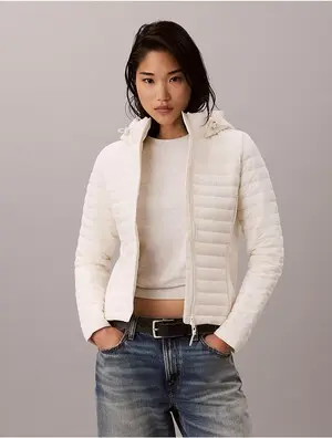Calvin Klein Packable Puffer Jacket - Tofu