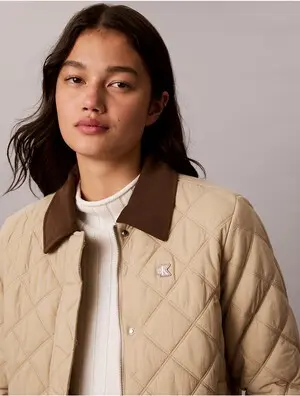 Calvin Klein Mixed Media Liner Jacket