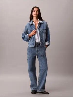 Calvin Klein Relaxed Trucker Denim Jacket