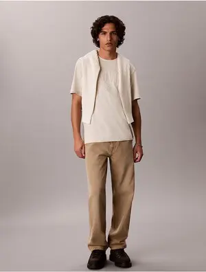 Calvin Klein Arch Logo Applique Tee - Moonstruck