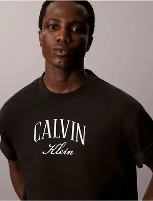 Calvin Klein Calvin Klein Relaxed Graphic Logo Tee Black