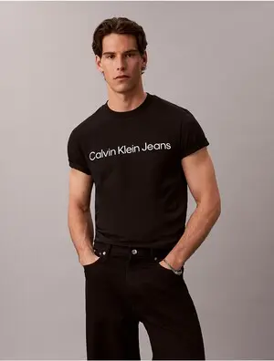 Calvin Klein Slim Stretch Tee - Black