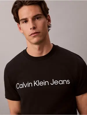 Calvin Klein Slim Stretch Tee - Black