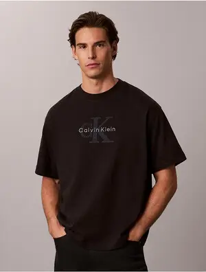 Calvin Klein Relaxed Denim Monologo Tee