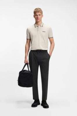 BOSS Relaxed-fit Pants With Front Pleats