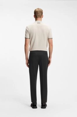 BOSS Relaxed-fit Pants With Front Pleats