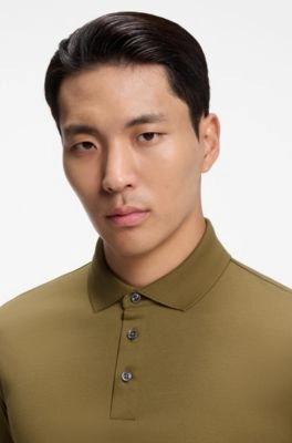 BOSS Mercerized-cotton Polo Shirt