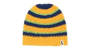 StÜssy Stripe Knit Skullcap Beanie - Gold