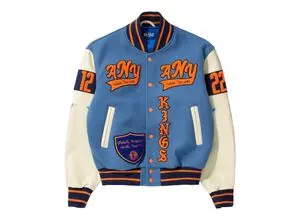 AWAKE Corazon De Leon Jacket - Blue/cream