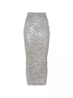 Maticevski Sequined Pencil Skirt - Grey