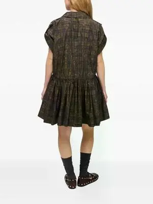 GANNI Dress In Printed Cotton