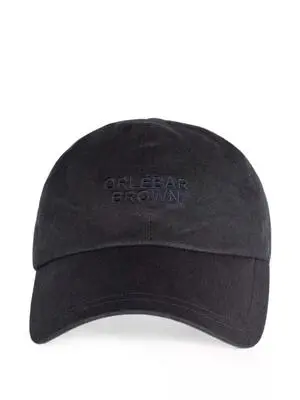 Orlebar Brown Barney Embroidered Linen Baseball Cap - Grey