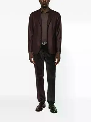 BARBA NAPOLI Single-breasted Notch-lapel Jacket