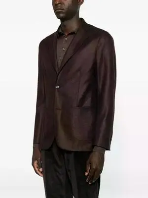BARBA NAPOLI Single-breasted Notch-lapel Jacket