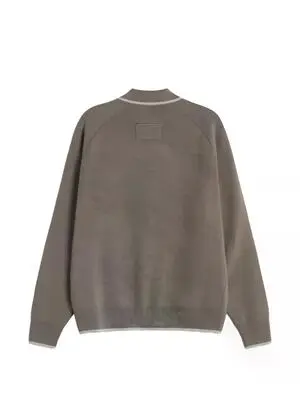 Maison Kitsuné Zip-up Raglan-sleeve Cardigan