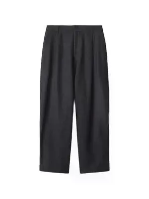 Maison Kitsuné Pleated Wool Trousers