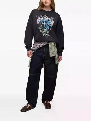 GANNI Floral Long Sleeve T-shirt