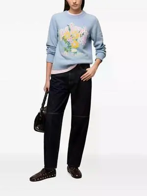 GANNI Jumper With Flowers