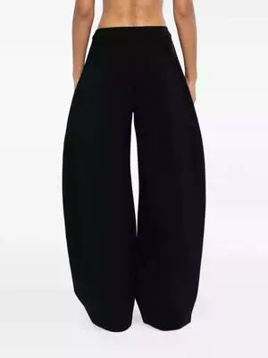 ISABEL SANCHIS Structured Curved-leg Palazzo Pants