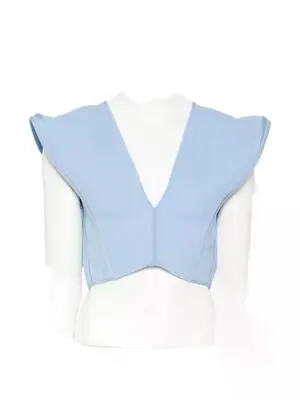 Maticevski Bonded Combat Top - Blue