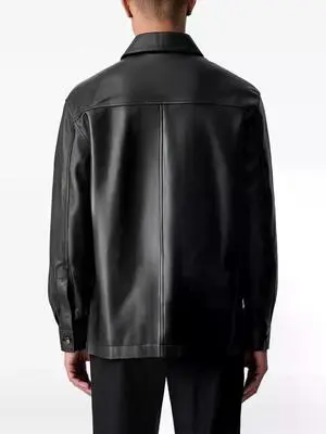 Drole De Monsieur D Mirror Leather Shirt