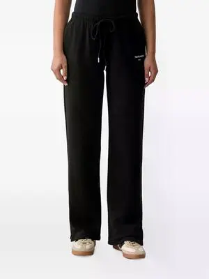 TRUSSARDI Logo-embroidered Drawstring Track Pants - Black