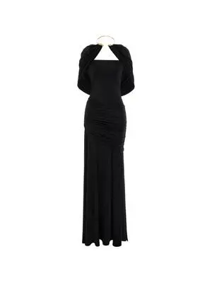 V:PM ATELIER Rogue Draped Ruched Maxi Dress