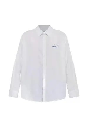 Off-White Arrows-print Cotton Shirt - White