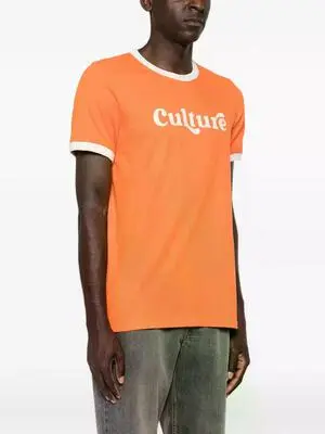 GOLDEN GOOSE Logo-print Garment-dyed T-shirt