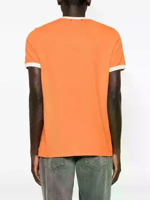 GOLDEN GOOSE Logo-print Garment-dyed T-shirt
