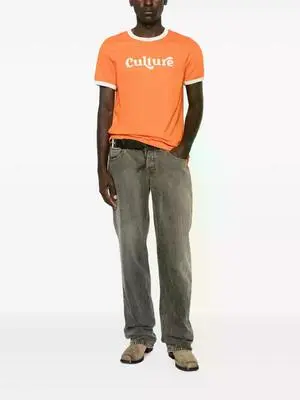 GOLDEN GOOSE Slim-fit T-shirt In Cotton With Contrasting Edges