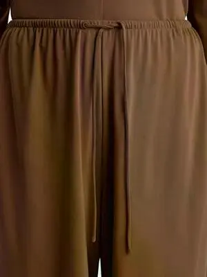 12 STOREEZ Crepe Drawstring-waist Palazzo Pants