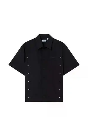 Off-White Chakra Arrow Poplin Slim Bowling Shirt - Black