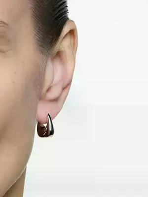 MARIA BLACK Weekender Huggie Earring - Silver