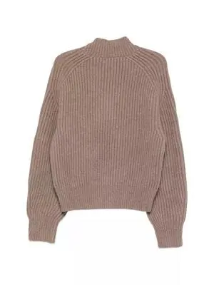 Soeur Flamand Ribbed-knit Sweater - Neutrals
