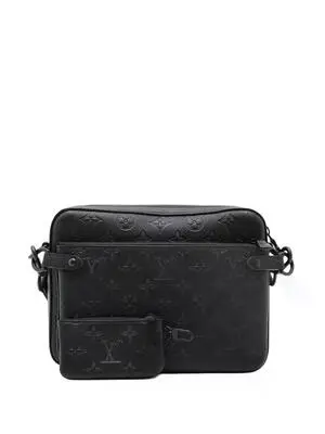 LOUIS VUITTON 2020-2026 Monogram Shadow Trio Messenger Crossbody Bag
