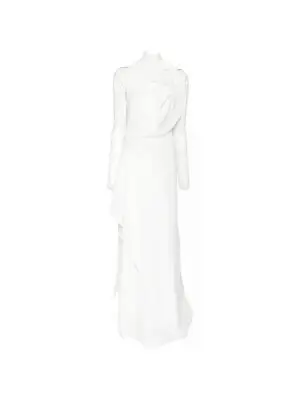 Maticevski Priority Asymmetric Gown - White