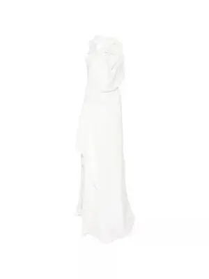 Maticevski Maticevski Priority Asymmetric Gown White