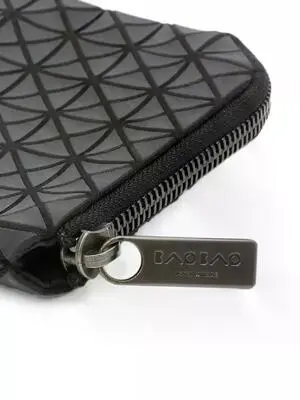 Issey Miyake Clam Geometric-panelled Wallet - Black