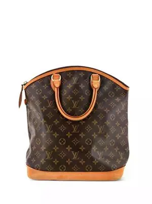 LOUIS VUITTON Monogram Canvas Vertical Satchel Handbag